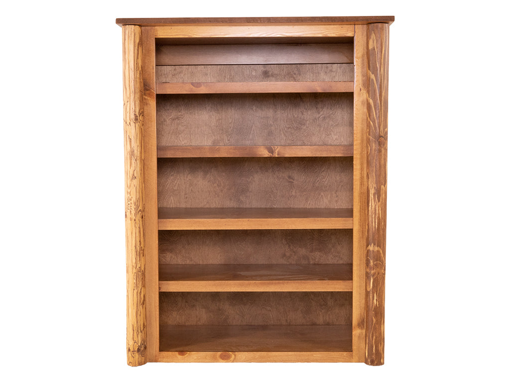 Legacy Log Bookcase - Chestnut | Retreat Home Furniture
